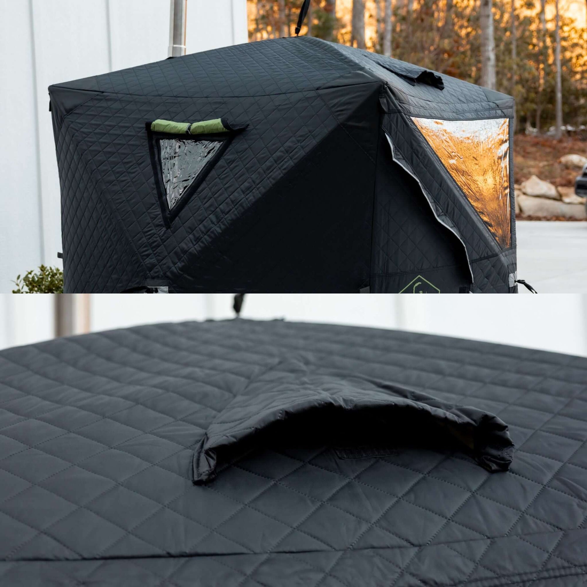 KYFE Mini Portable Sauna Tent | 2–3 Person Outdoor Wood-Fired Sauna Kit