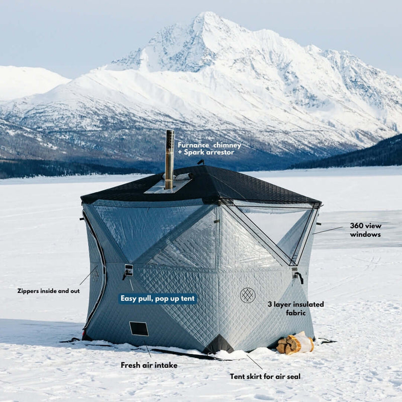 Kyfe Portable Sauna Tent | Wood-Fired Outdoor Sauna Kit – KYFE