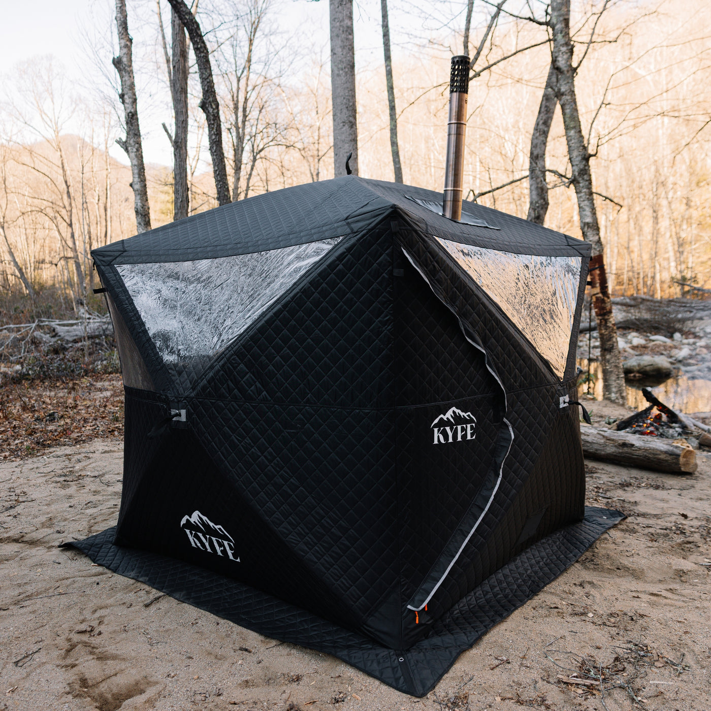 Kyfe Portable Sauna Tent | Wood-Fired Outdoor Sauna Kit – KYFE